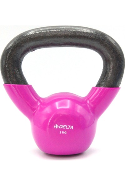 Delta 2 Kg. Çaydanlık Tipi Lila Demir Dambıl - Kettlebell