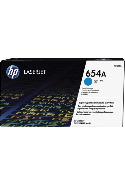 Hp 654A / CF331A / M650 / M651 Mavi Orjinal Toner Hp 654A / CF331A / M650 / M651 Mavi Orjinal Toner