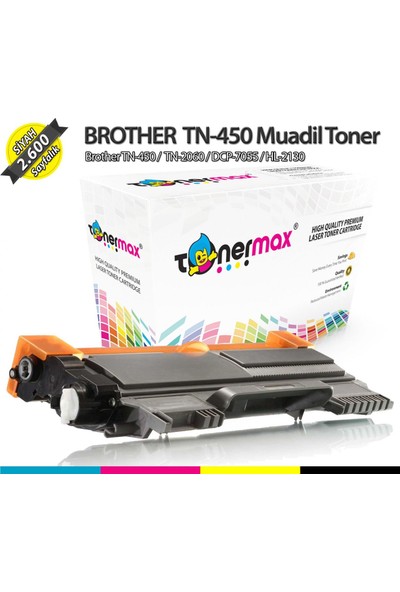 Toner Max® Brother TN-450 / TN-2060 / HL-2130 / DCP-7055 Muadil Toner