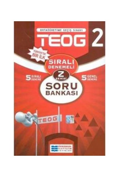 Evrensel İletişim Yayınları Z Serisi Teog 2 Tüm Dersler Sıralı Denemeli Soru Bankası Evrensel İletişim Yayınları Z Serisi Teog 2 Tüm Dersler Sıralı Denemeli Soru Bankası
