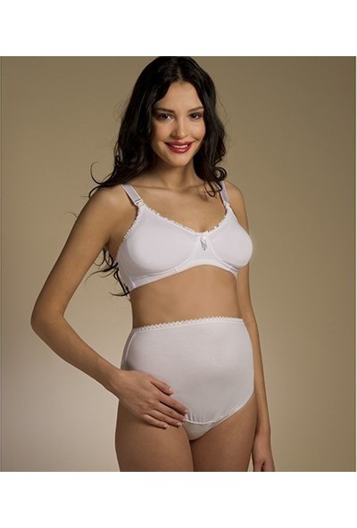 Chezmam Özel Destekleyici Emzirme Sütyeni 8577 - Beyaz Chezmam Özel Destekleyici Emzirme Sütyeni 8577 - Beyaz