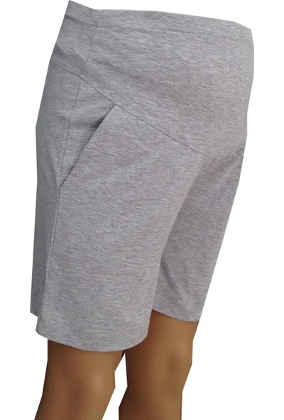 Elija Hamile Penye Şort 3161 - Gri Elija Hamile Penye Şort 3161 - Gri