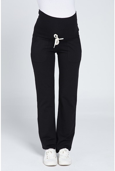 Gör&Sin Hamile Eşofman Altı 3392 - Siyah