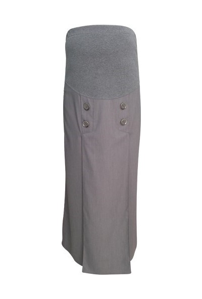 Trendy Uzun Etek 5555Trnd - Gri