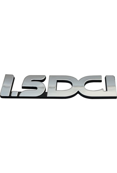 Dacia için Krom 1.5DCI Monogram Amblemi Yazısı Dacia için Krom 1.5DCI Monogram Amblemi Yazısı