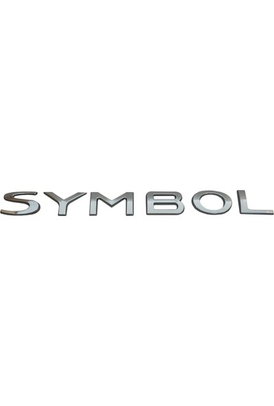 Renault Clio Symbol İçin Arka Symbol Monogram Amblem Yazısı 8200867304 Renault Clio Symbol İçin Arka Symbol Monogram Amblem Yazısı 8200867304