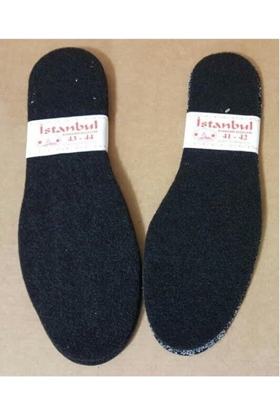 istanbul Kışlık Ayakkabı Tabanlık Keçe 41-42 Numara