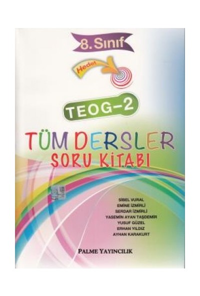 Palme Yayınları 8. Sınıf Teog 2 Tüm Dersler Soru Kitabı (Palme Yayınları )