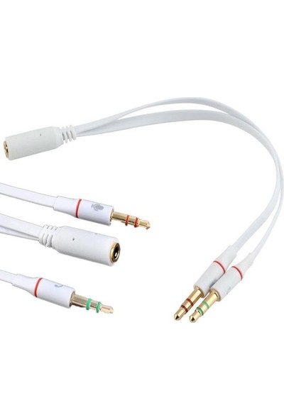 Alfais 4652 3.5mm Kulaklık Mikrofon Çoklayıcı Switch Splitter Alfais 4652 3.5mm Kulaklık Mikrofon Çoklayıcı Switch Splitter