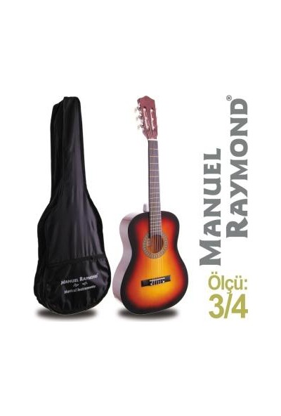 Klasik Gitar Junior Manuel Raymond MRC87SB (KILIF HEDİYE)