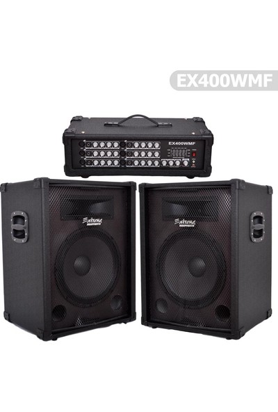 Extreme Amfi Ses Sistemi 2 Kolon+Kafa EX400WMF Extreme Amfi Ses Sistemi 2 Kolon+Kafa EX400WMF