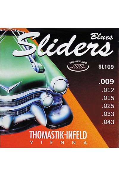 Thomastik SL109 Sliders Light Elektro Gitar Teli (09-43)