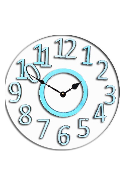 Markakanvas Ahşap Yuvarlak Duvar Saati Markakanvas Ahşap Yuvarlak Duvar Saati