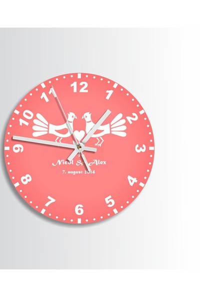 Markakanvas Ahşap Yuvarlak Duvar Saati Markakanvas Ahşap Yuvarlak Duvar Saati