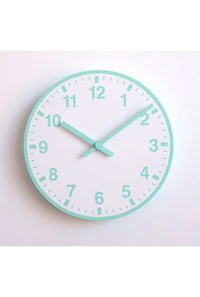 Markakanvas Ahşap Yuvarlak Duvar Saati Markakanvas Ahşap Yuvarlak Duvar Saati