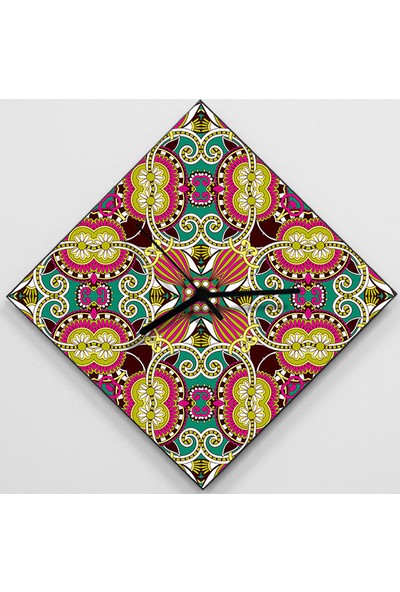 Markakanvas Ahşap Kare Duvar Saati Markakanvas Ahşap Kare Duvar Saati