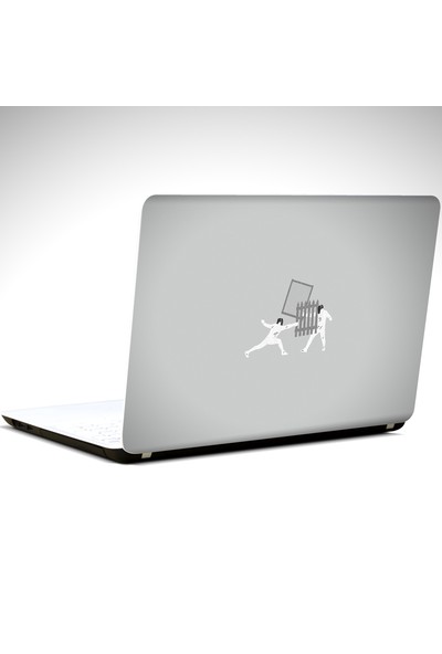 Dekolata Eskrim ve Çit Laptop Sticker Dekolata Eskrim ve Çit Laptop Sticker