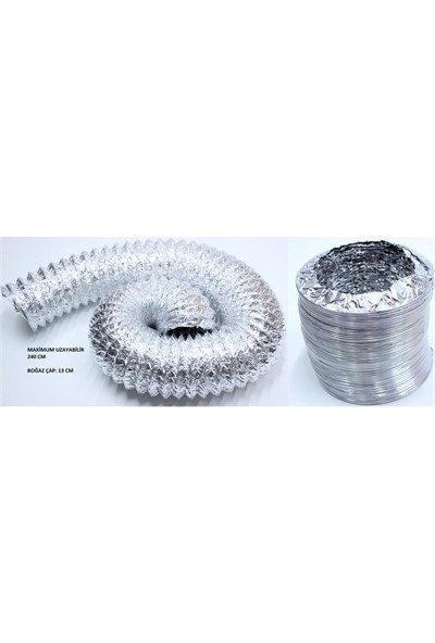 Kupa Aliminyum Aspiratör Havalandırma Borusu 091356