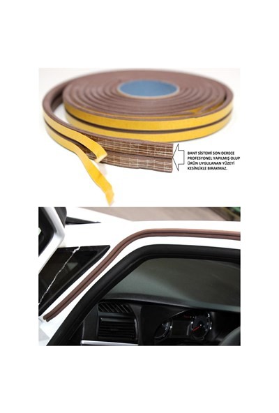 Modacar Kapı Bagaj Ses Önleyici Fitil 5 Metre 104501 Modacar Kapı Bagaj Ses Önleyici Fitil 5 Metre 104501