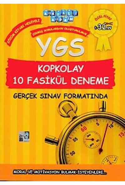 Akıllı Adam YGS Kopkolay 10 Fasikül Deneme Sınavı