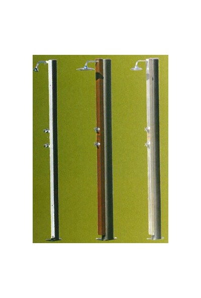 Waterfun Solar Duş Beyaz Çinko Çelik Kaplama