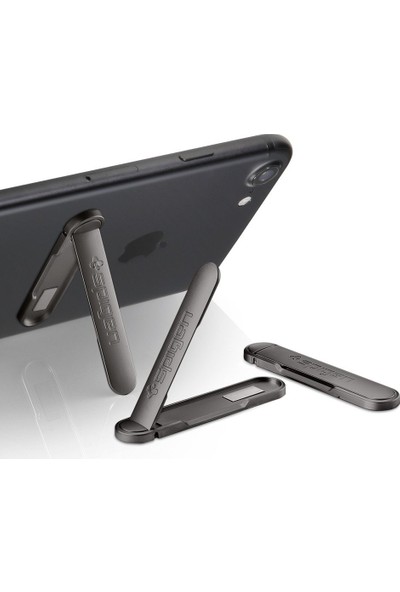 Spigen U100 Universal Metal Kick Stand (Video ve Oyun Ayağı) - Black Spigen U100 Universal Metal Kick Stand (Video ve Oyun Ayağı) - Black