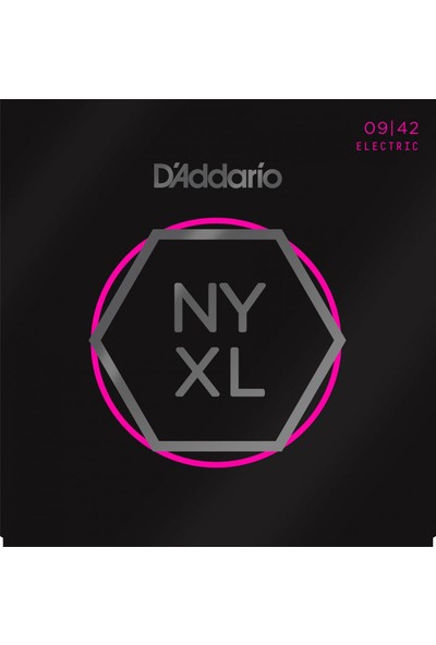 D'Addario NYXL0942 Nickel Wound Elektro Gitar Teli (9-42) D'Addario NYXL0942 Nickel Wound Elektro Gitar Teli (9-42)