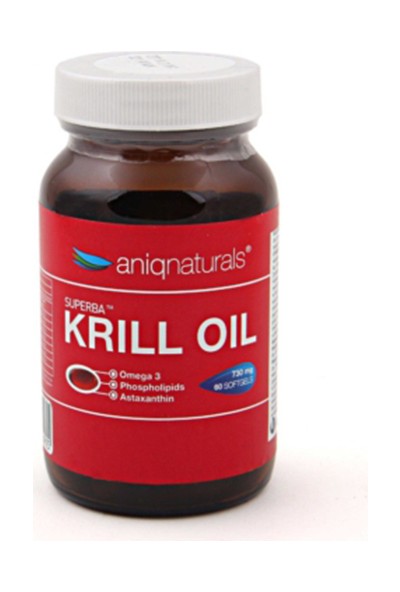 Aniqnaturals Superba Krill Oil Yağı Cam Şişe 730 Mg 60 Softgel Aniqnaturals Superba Krill Oil Yağı Cam Şişe 730 Mg 60 Softgel