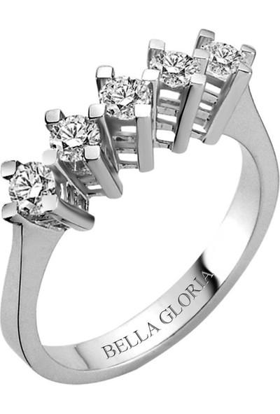 Bella Gloria 0,51ct Pırlanta Beştaş Alyans (AL15009)