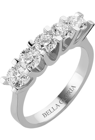 Bella Gloria 1,51ct Pırlanta Beştaş Alyans (AL15012)