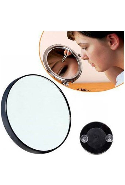 Pratik Çukur Ayna Makyaj Aynası 10x Büyüteçli