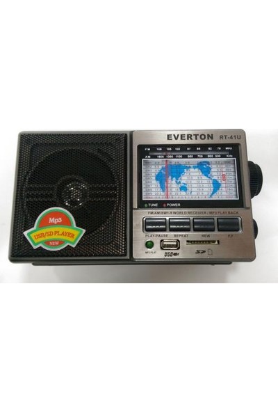 Everton Rt-41U Şarjlı Mp3 Çalar Radyo