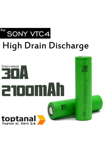 Sony Sony Vtc4 2100Mah 18650 Battery 30Amp