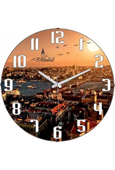 Mytech Manzaralı Duvar Saat Kamera 24 Saat Çekim Mytech Manzaralı Duvar Saat Kamera 24 Saat Çekim