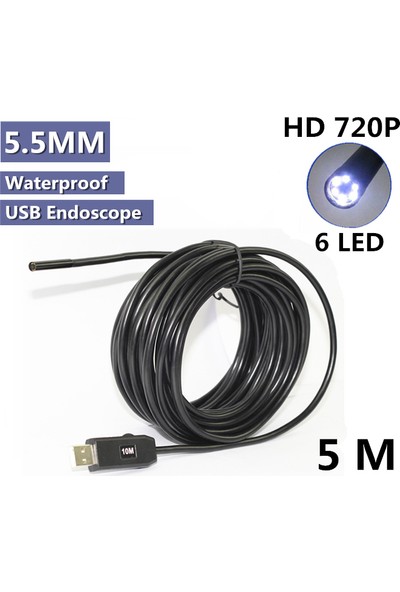 Mytech Endoskop Boroskop Yılan Kamera 5 Metre Mytech Endoskop Boroskop Yılan Kamera 5 Metre