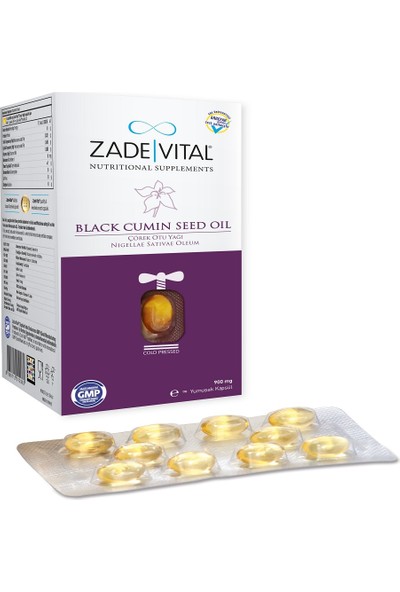Zade Vital Çörek Otu Yağı 900 Mg 30 Kapsül