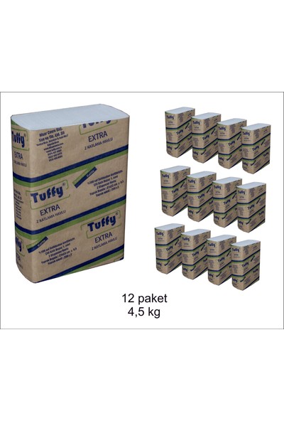 Tuffy Z Katlama Havlu 12x200 adet