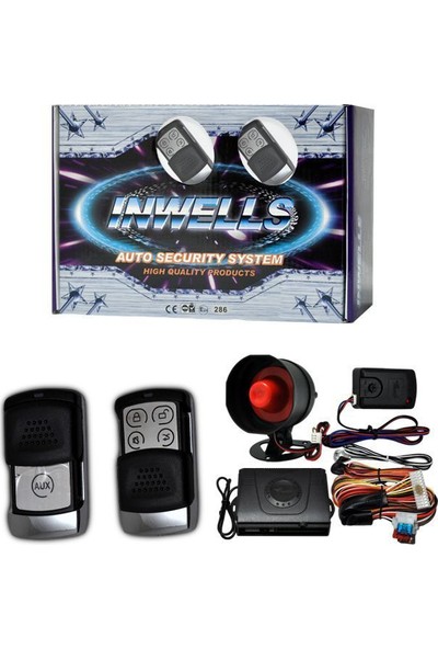 Tvet Oto Alarmı İnwells 2 Yıl Garantili 12V 3839