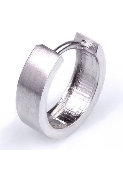 Ejoya Mat Gümüş Erkek Küpesi 13 X 5 Mm 73938