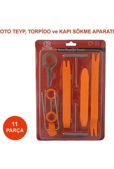 Tvet Clifford Oto Teyp, Torpido Ve Kapı Sökme Aparatı