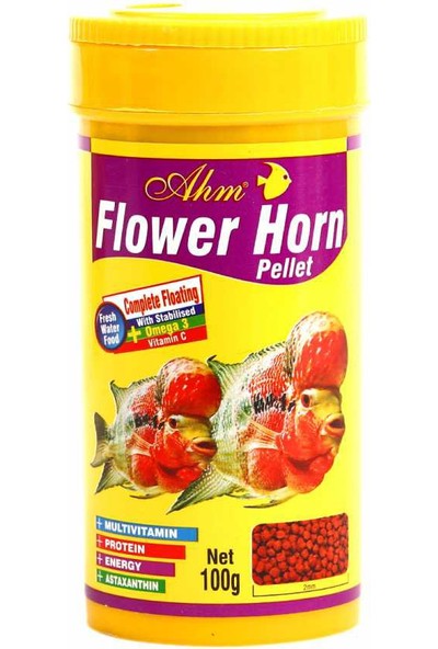 Ahm Flower Horn Pellet 250 Ml. Ahm Flower Horn Pellet 250 Ml.