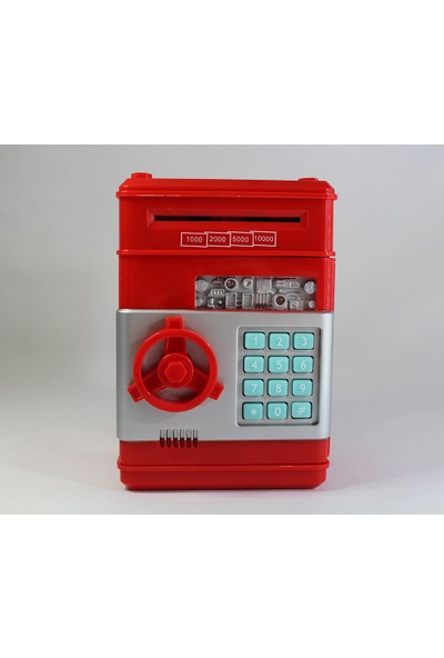 Klc Şifreli Kasa Kumbara Kırmızı