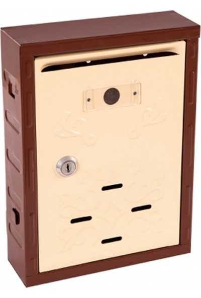 Akşan Posta Kutusu Kahve Krem