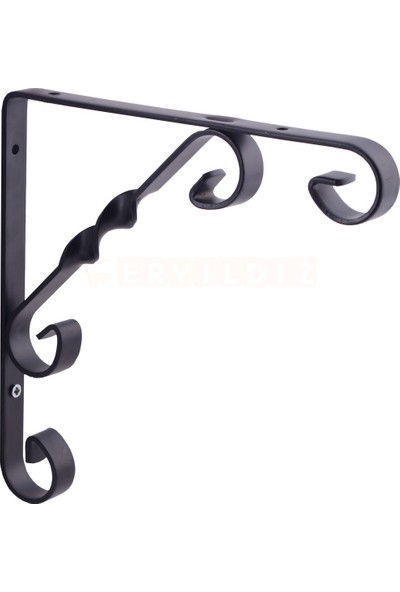 Eryıldız Burgulu Raf Altı 25 Cm Siyah 014 0200 020 025 03 Eryıldız Burgulu Raf Altı 25 Cm Siyah 014 0200 020 025 03