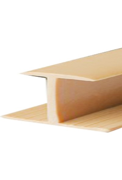 Eryıldız H Profil Plastik 18 mm Krem Eryıldız H Profil Plastik 18 mm Krem