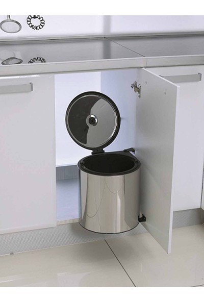 Eryıldız Samet Paslanmaz Çöp Kovası