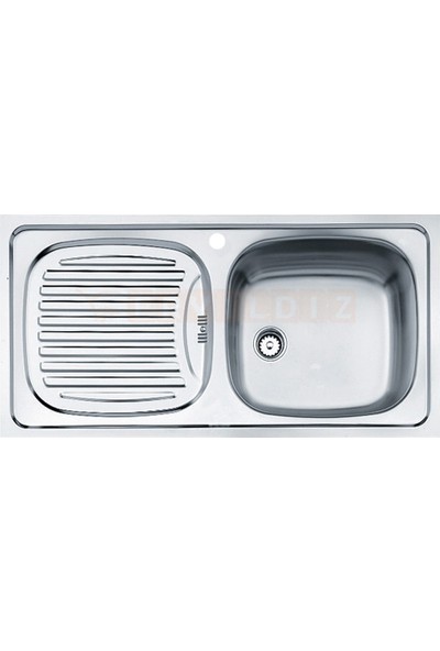 Teka Ebm 45 Sol Paslanmaz Çelik Tek Hazneli Evye