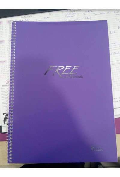 Keskin Free A4 80 Yp Kareli Pp Kapak Defter