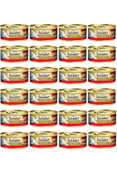 Gourmet Gold Parça Etli Ve Soslu Siğir Etli 85 Gr 24 Adet