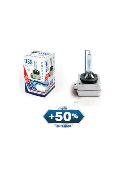 Photon D3S 6000K Xenon Ampul +50 Fazla Işık Photon D3S 6000K Xenon Ampul +50 Fazla Işık